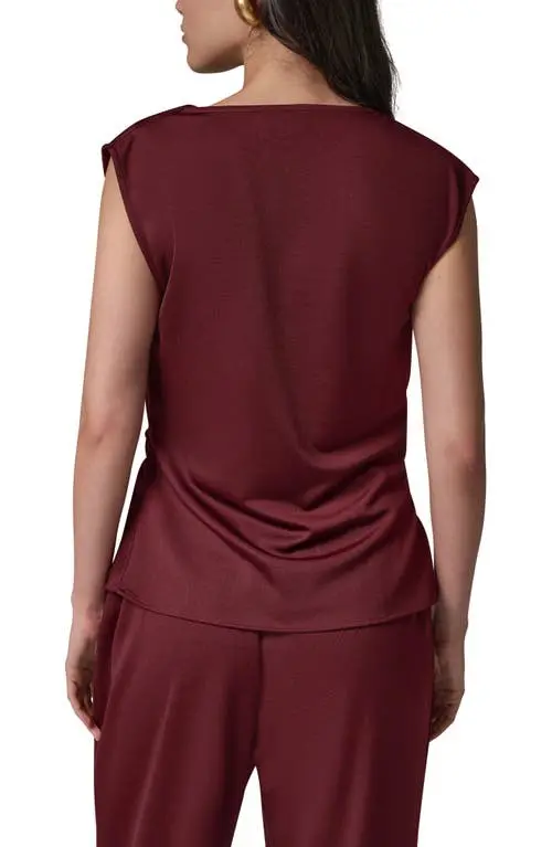 Donna Karan New York Cowl Neck Sleeveless Top