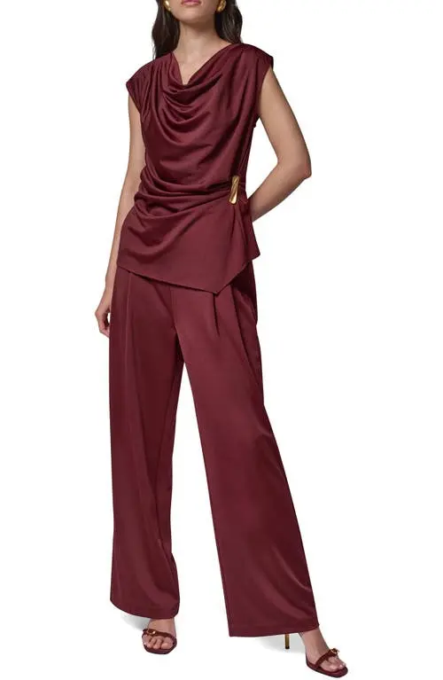 Donna Karan New York Cowl Neck Sleeveless Top