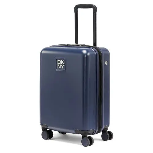 Dkny Expandable Hardshell Carry-on Suitcase With Spinner Wheels - Navy
