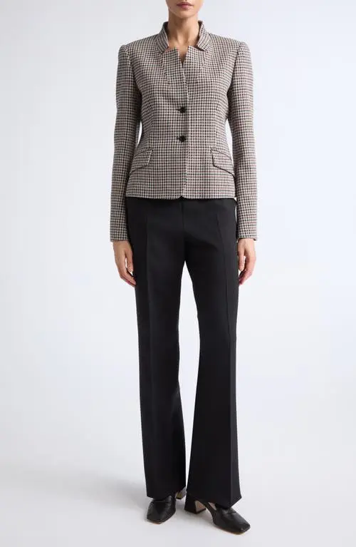 Max Mara Morata Stretch Virgin Wool Flare Leg Pants