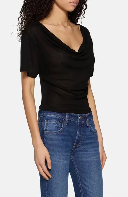 EB DENIM Madeo Cowl Neck T-shirt