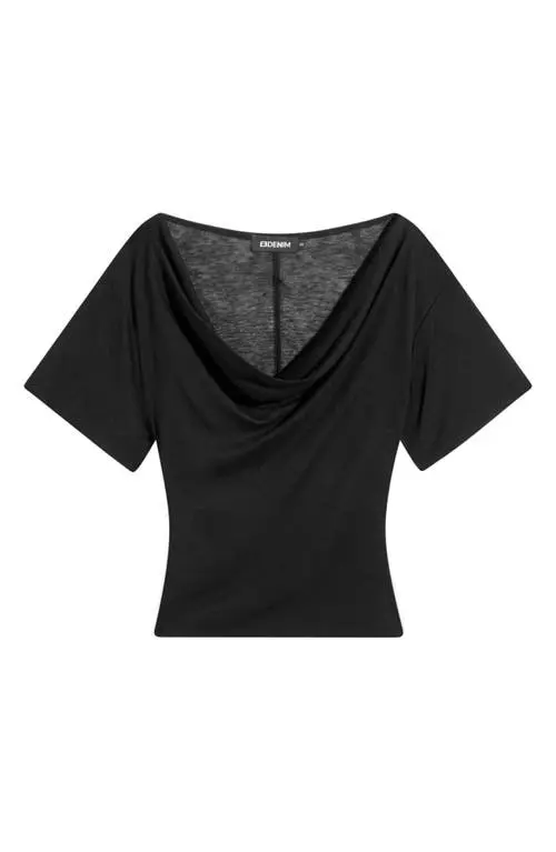 EB DENIM Madeo Cowl Neck T-shirt