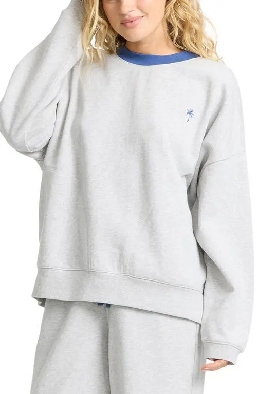 BILLABONG Sunset Palm Crewneck Sweatshirt - Heather Gray