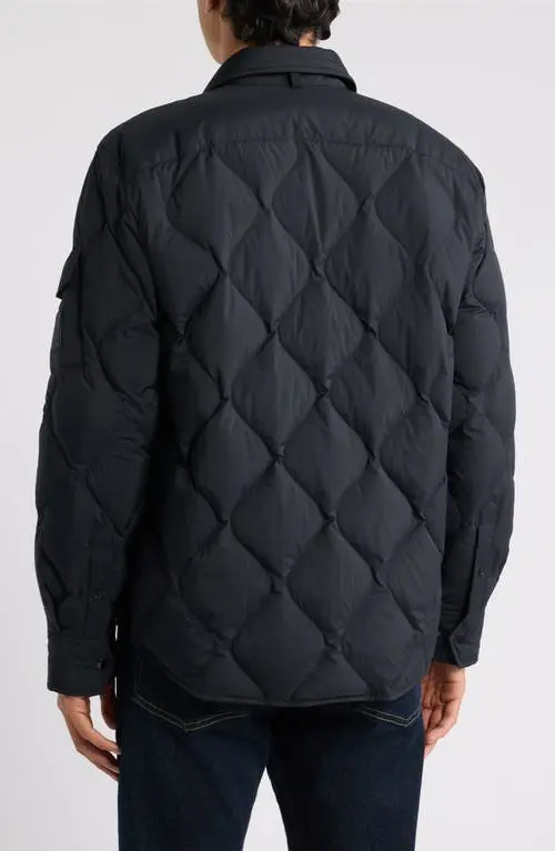 Rag & Bone Dane Quilted Shirt Jacket - Black