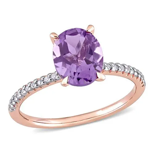 JULIANNA B. Diamond Oval Ring 14k