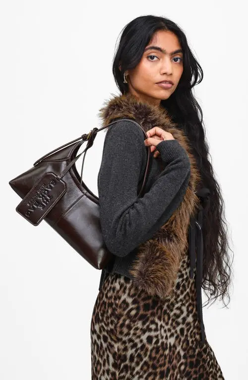 Marc Jacobs Small The Sack Bag Crinkled Leather Hobo - Fondant