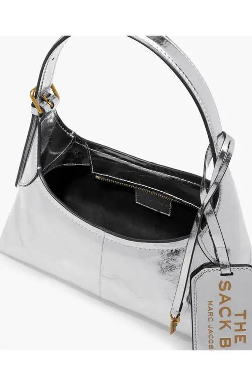 Marc Jacobs The Small Crinkle Leather Belted Sack Bag