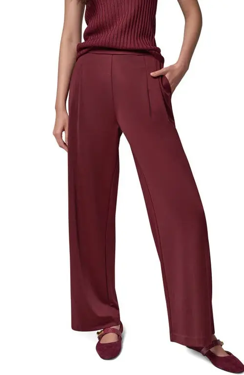 Donna Karan New York Pleated Straight Leg Pull-on Pants