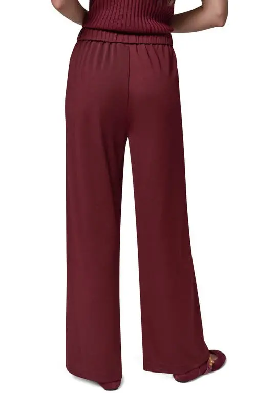 Donna Karan New York Pleated Straight Leg Pull-on Pants