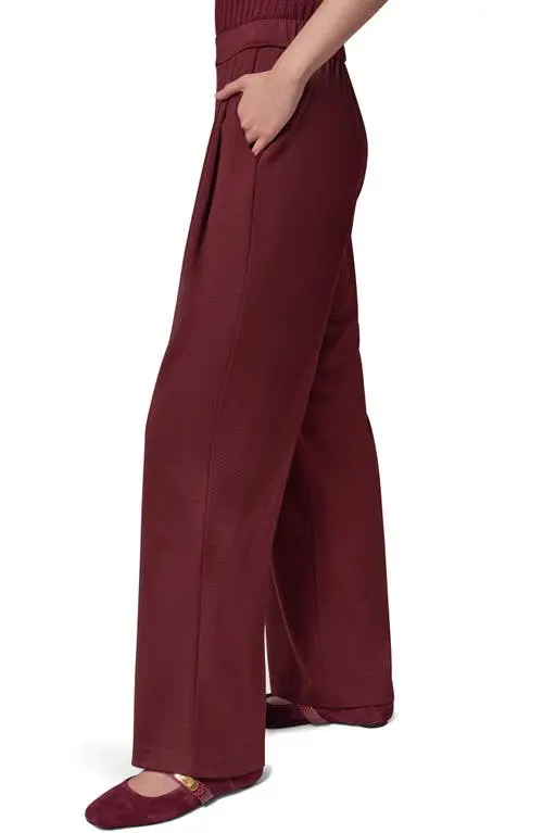 Donna Karan New York Pleated Straight Leg Pull-on Pants