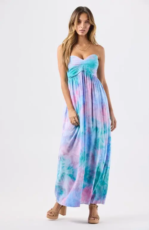 Tiare Hawaii Shawna Strapless Maxi Dress