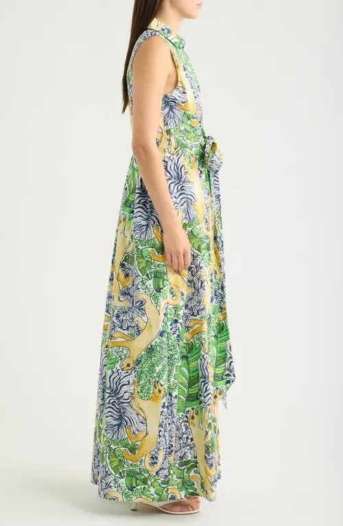 Lilly Pulitzer® Sleeveless Stretch Cotton Shirtdress