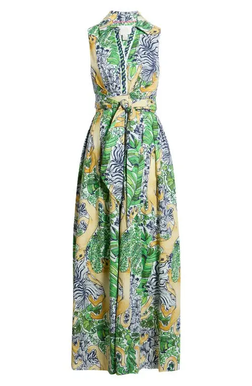 Lilly Pulitzer® Sleeveless Stretch Cotton Shirtdress