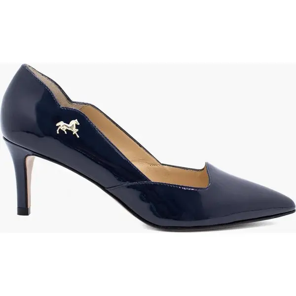 CAVALINHO Patent Leather Pumps - Navy