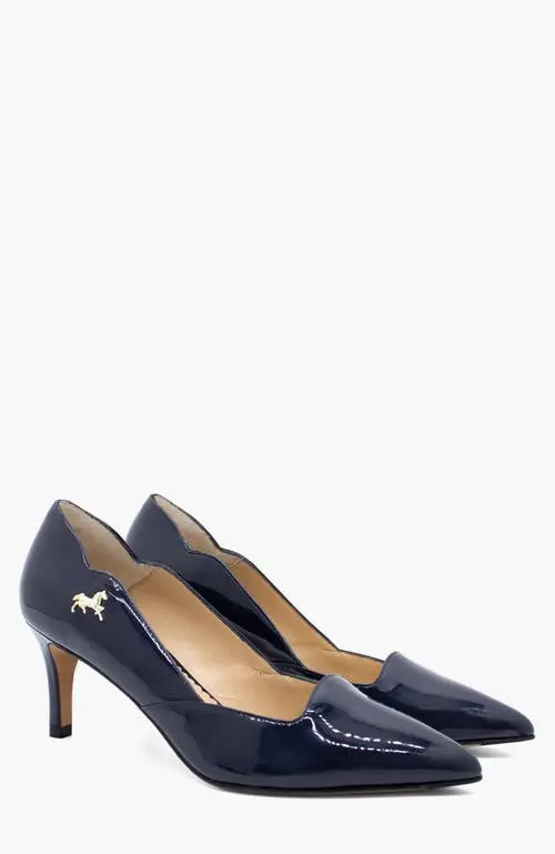 CAVALINHO Patent Leather Pumps - Navy