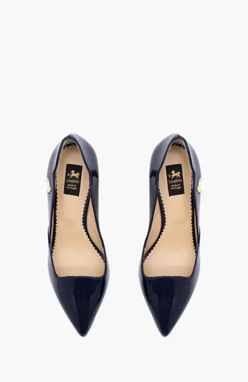 CAVALINHO Patent Leather Pumps - Navy