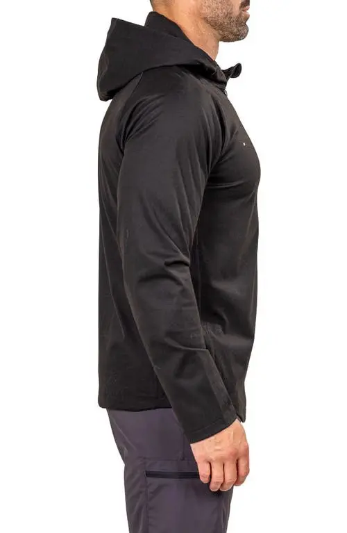 MACEOO Performance Athletic Quarter Zip Hoodie
