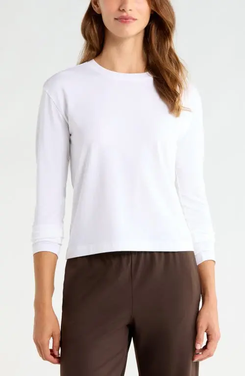Zella New Take Long Sleeve T-shirt - White