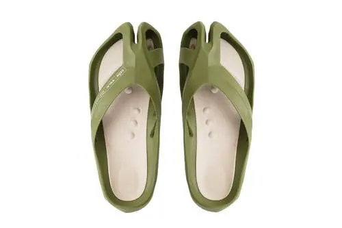 CCILU USA Stepping Stone Caring Reflexology Slide Sandals - Mosstone