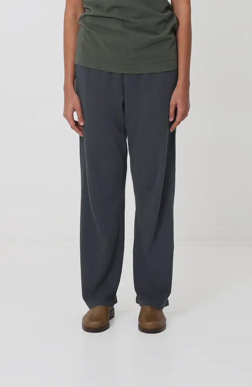 EVERYBODY.WORLD Apartment Pants In Reclaimed Cotton - Slate