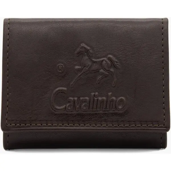 Cavalinho Gentleman Compact Trifold Leather Wallet 539 - Brown