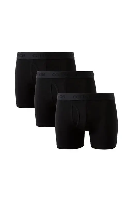 COTTON ON 3 Pack Organic Cotton Boxer Brief