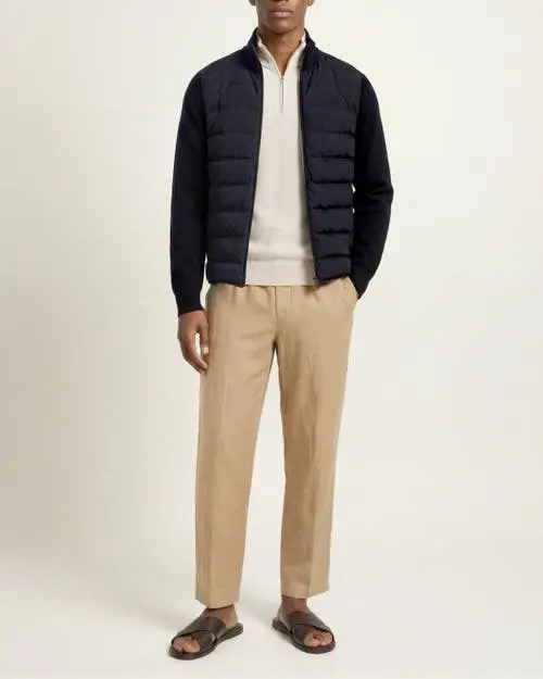 Orlebar Brown Terrence Hybrid Knit Funnel Jacket