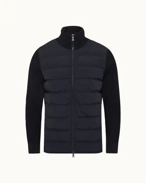 Orlebar Brown Terrence Hybrid Knit Funnel Jacket