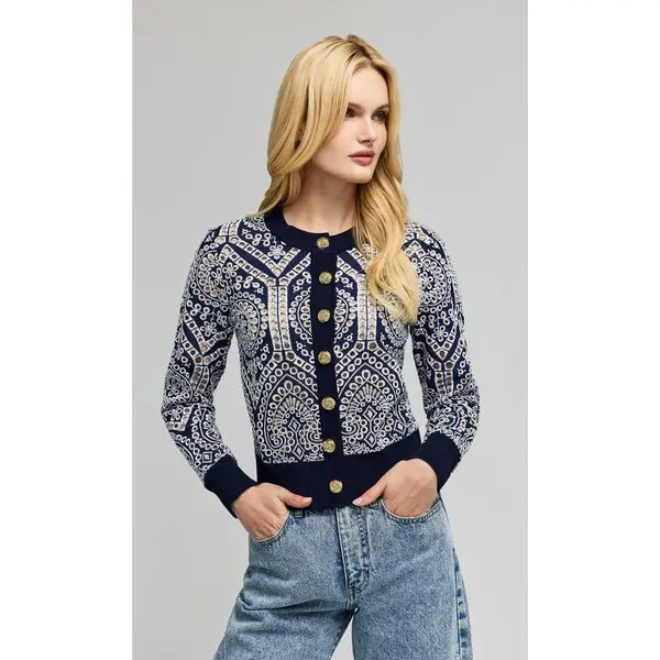 Generation Love Erin Cotton Eyelet Cardigan