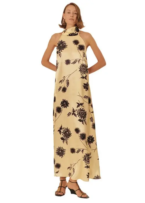 EXQUISE Bonnie Floral Viscose Maxi Dress