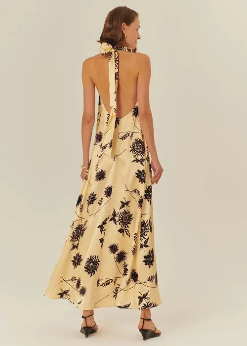 EXQUISE Bonnie Floral Viscose Maxi Dress