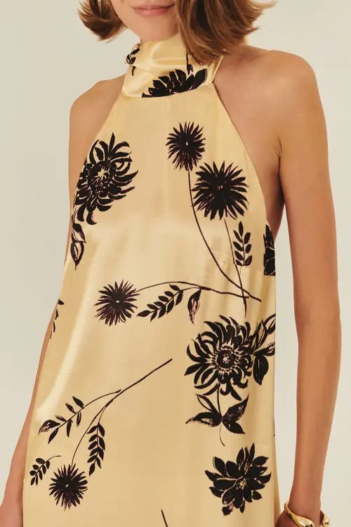 EXQUISE Bonnie Floral Viscose Maxi Dress