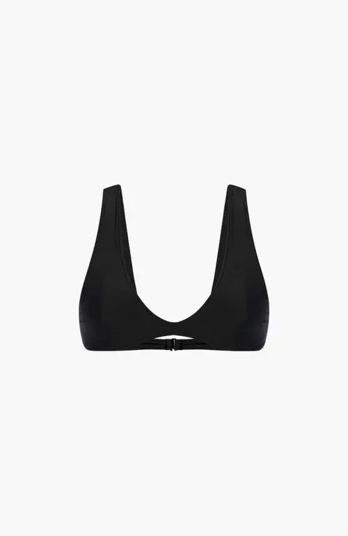 ODDLI Scoop Neck Bikini Top - Black