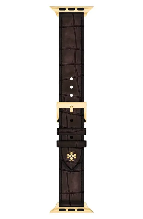 Tory Burch The Kira Leather 18mm Apple Watch® Watchband