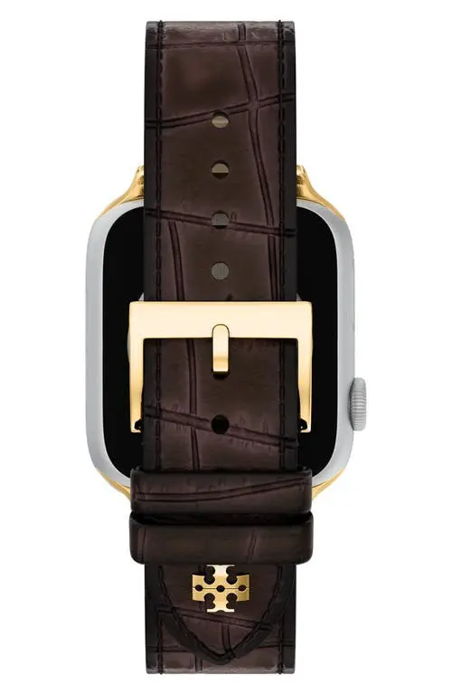 Tory Burch The Kira Leather 18mm Apple Watch® Watchband