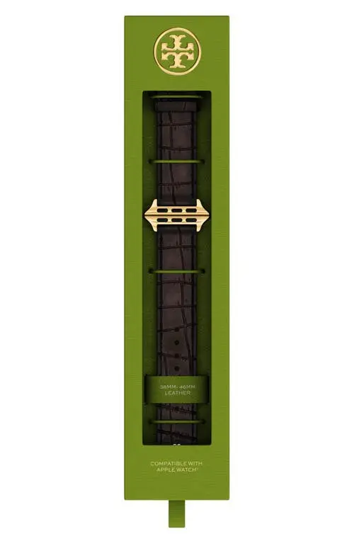 Tory Burch The Kira Leather 18mm Apple Watch® Watchband