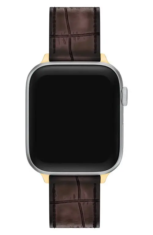 Tory Burch The Kira Leather 18mm Apple Watch® Watchband
