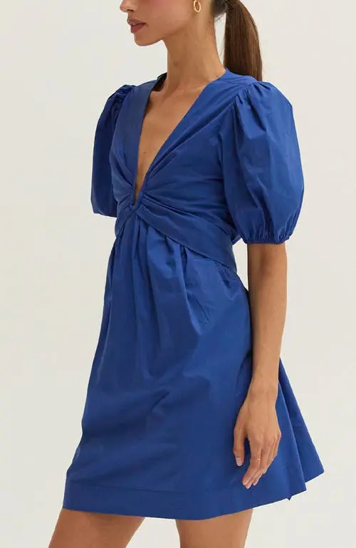 CRESCENT Poplin U-wire Mini Dress