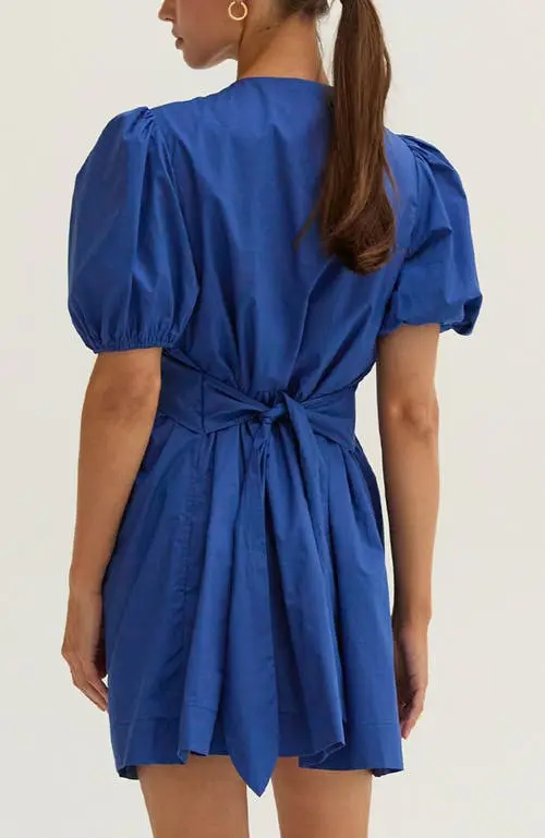 CRESCENT Poplin U-wire Mini Dress