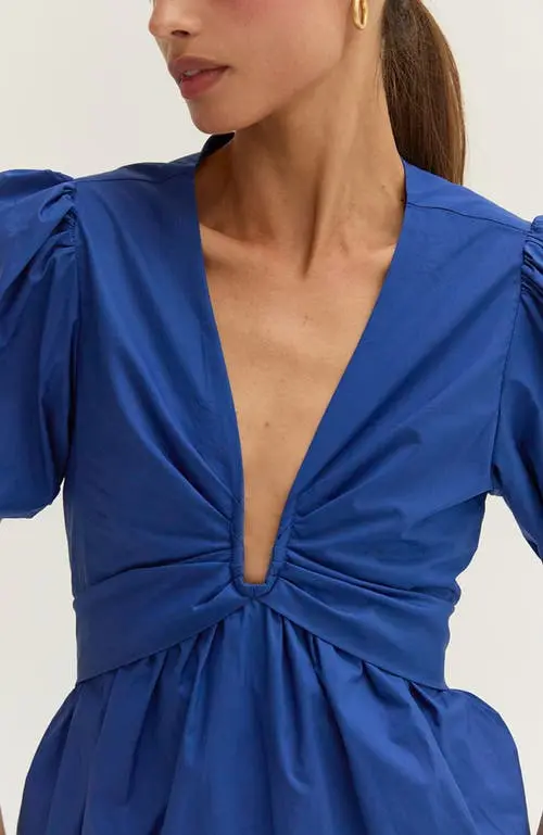 CRESCENT Poplin U-wire Mini Dress