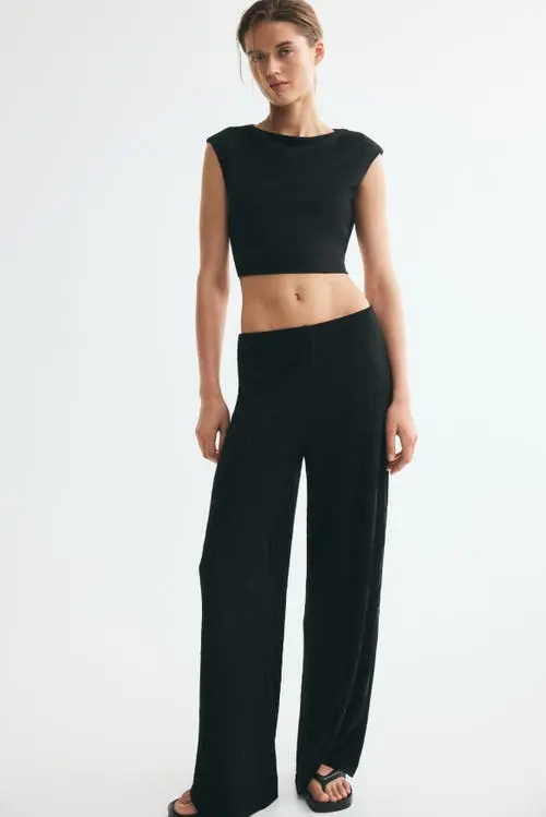 H&M Jacquard Jersey Pull-on Pants