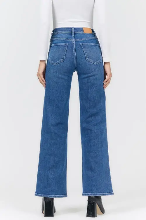 DEAR JOHN Margot Mid Rise Straight Leg Jeans
