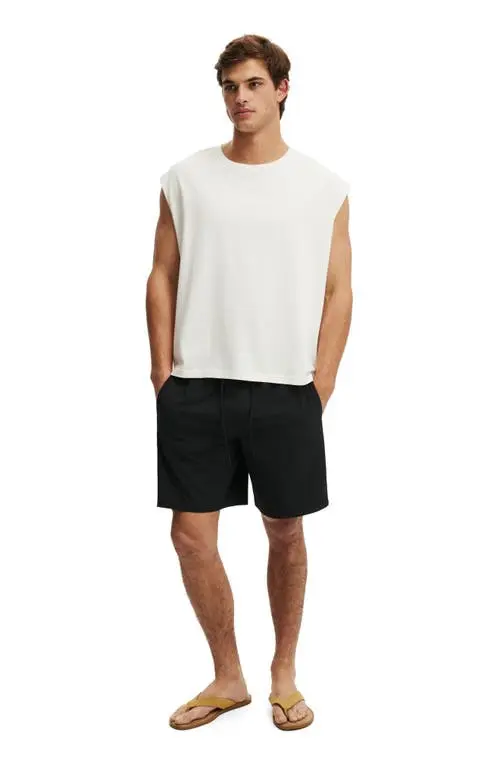 COTTON ON Baggy Swim Short - Black Panel