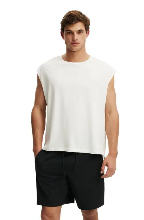 COTTON ON Baggy Swim Short - Black Panel
