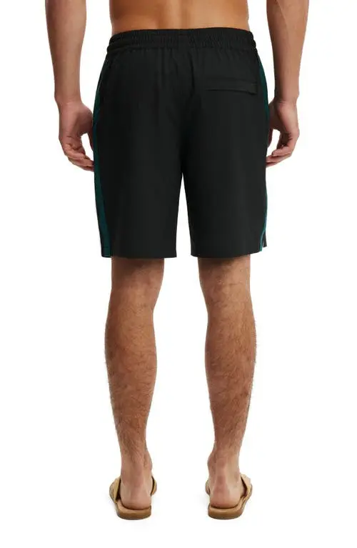 COTTON ON Baggy Swim Short - Black Panel