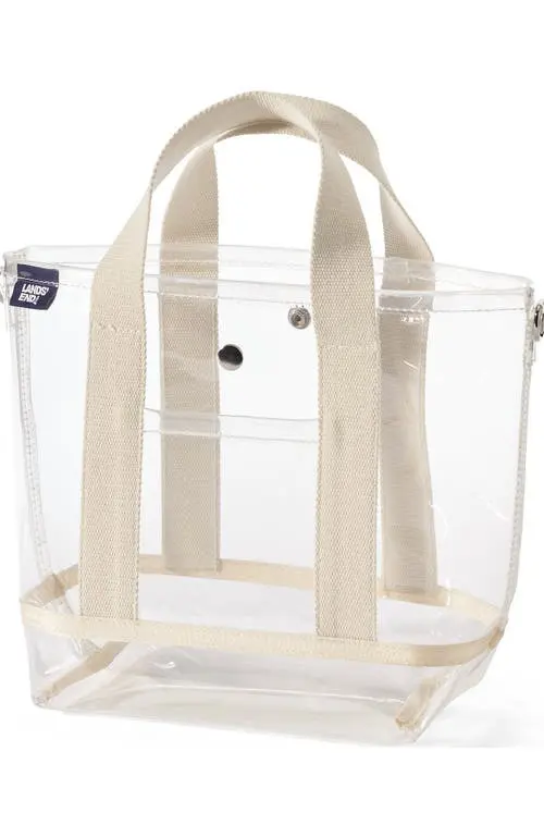 LANDS' END Clear Tote Bag