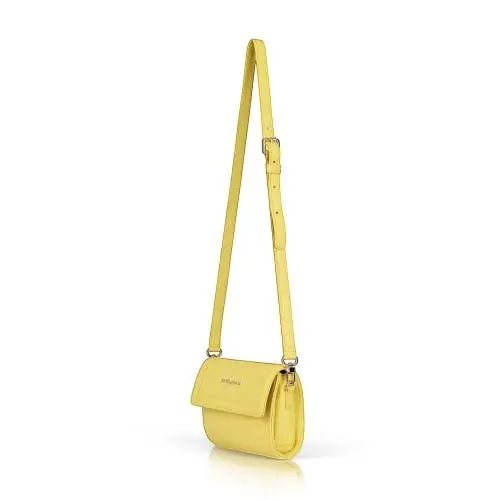 LUIS STEVEN Charley Leather Crossbody - Lime