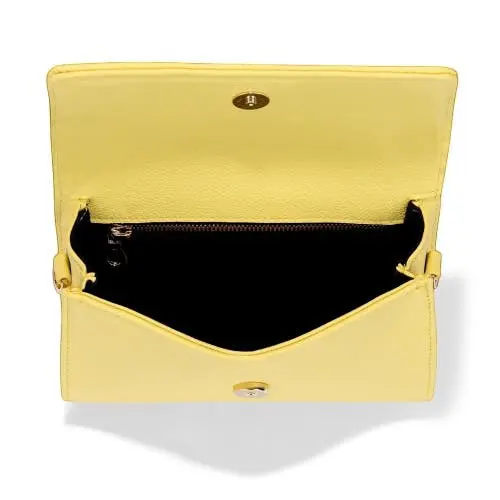 LUIS STEVEN Charley Leather Crossbody - Lime