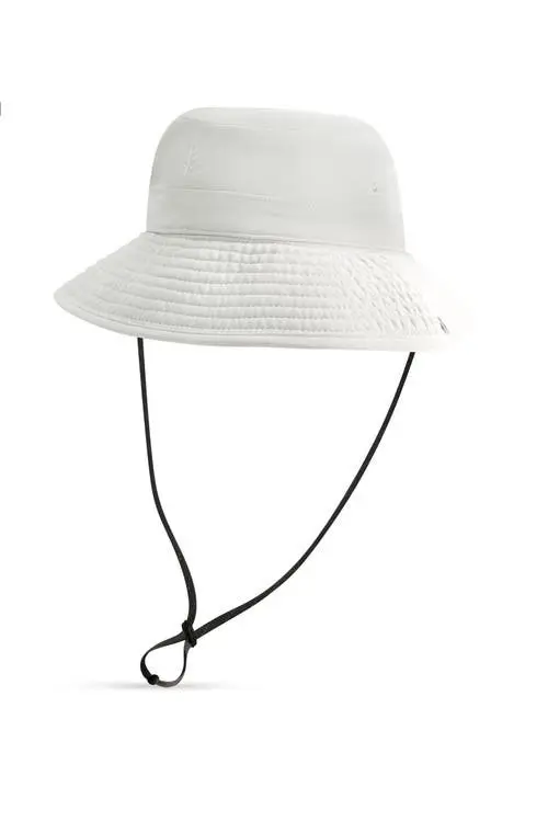 Coolibar Chase Featherweight Bucket Hat - White/carbon