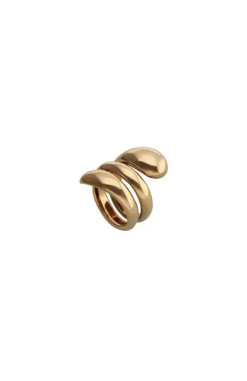 UNODE50 Triple Spiral Statement Ring